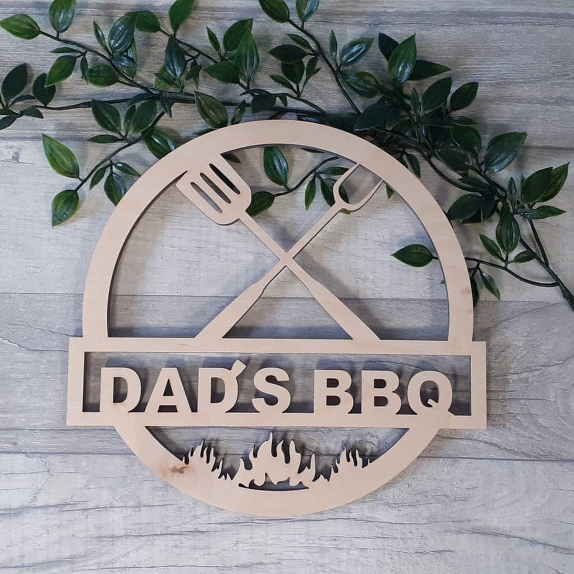 Personalised BBQ Sign Dads BBQ Sign Personalised Fathers - Etsy