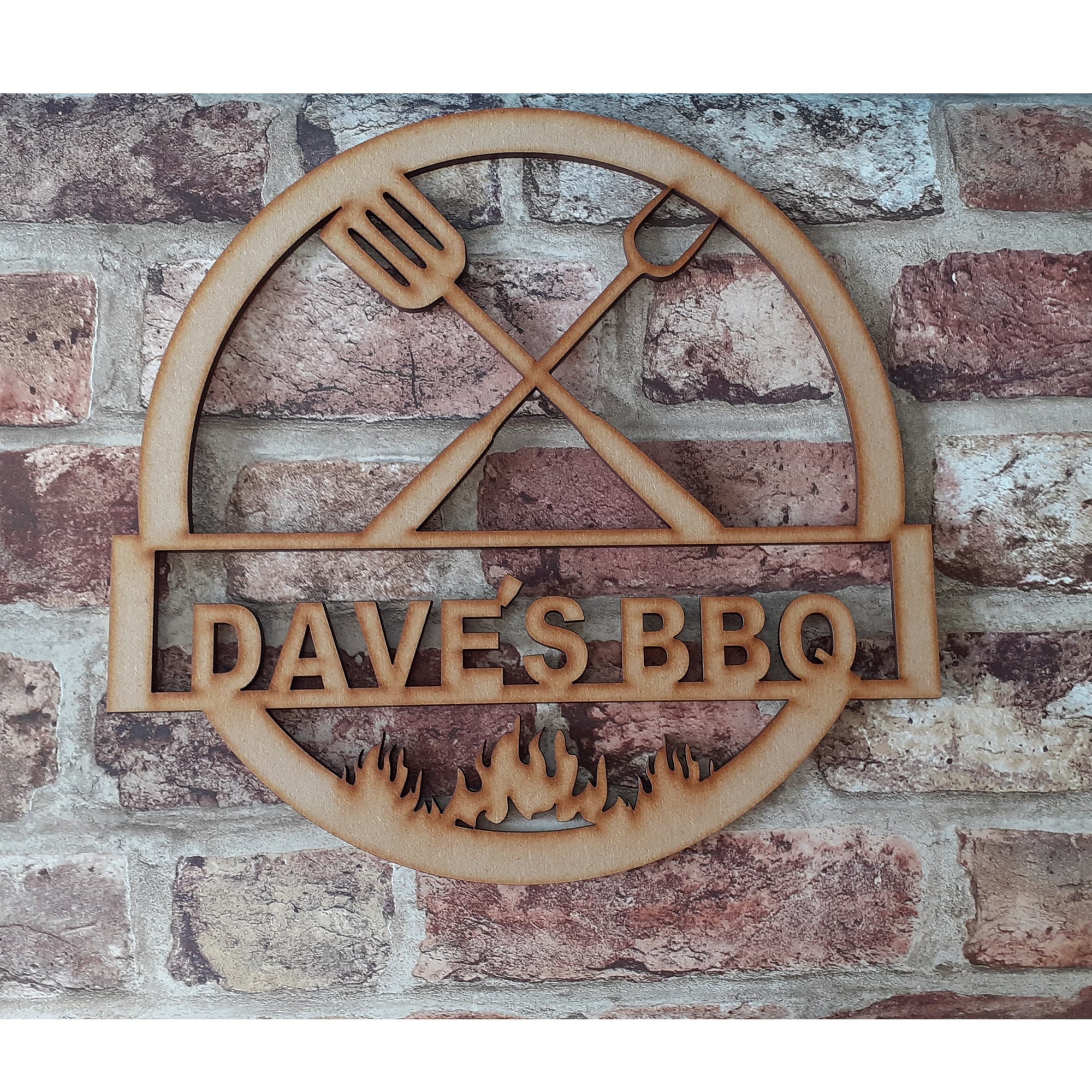 Personalised BBQ Sign Dads BBQ Sign Personalised Fathers | Etsy