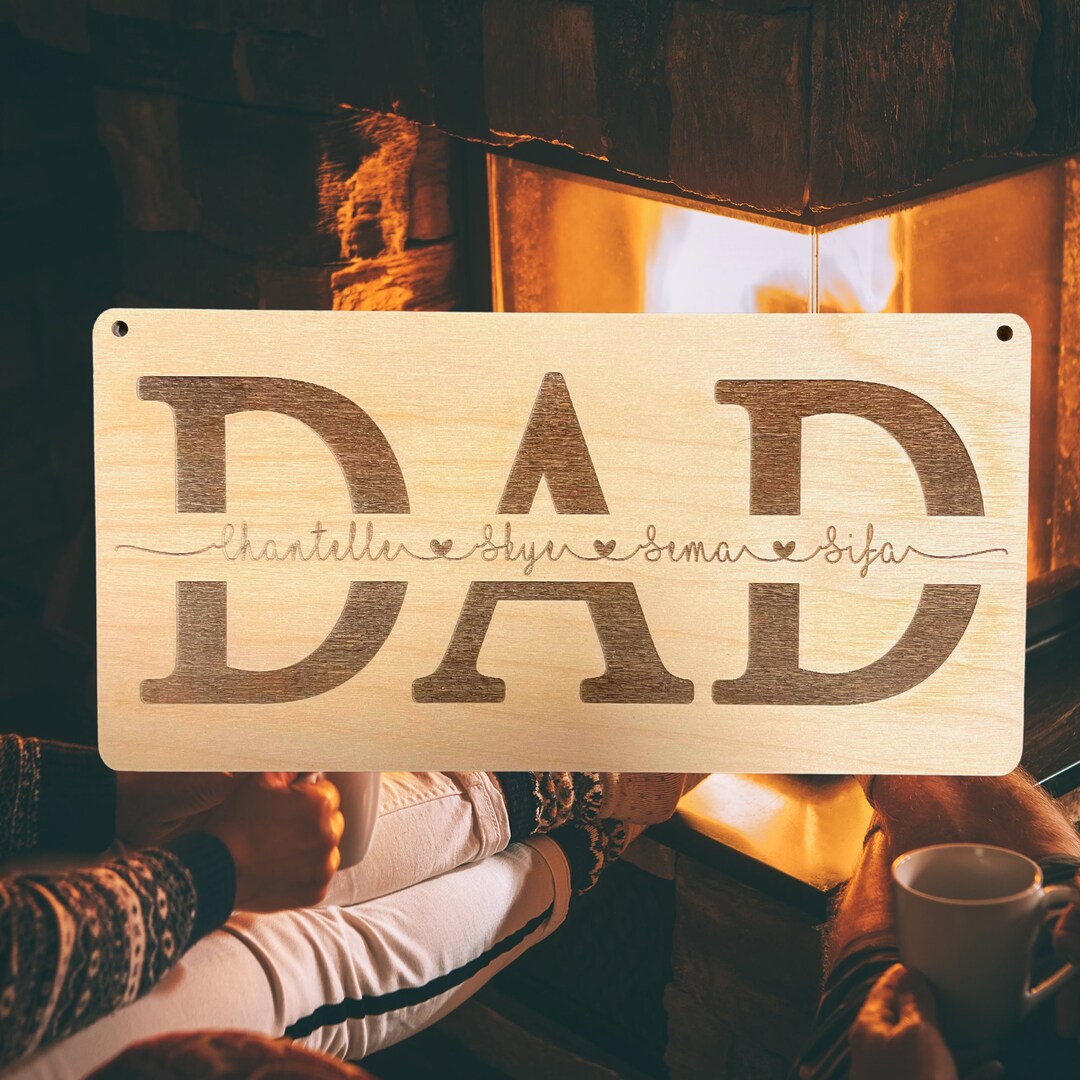 Personalised Dad Sign, Dad Sign, Gift for Dad, Sign for Dad,gift for ...