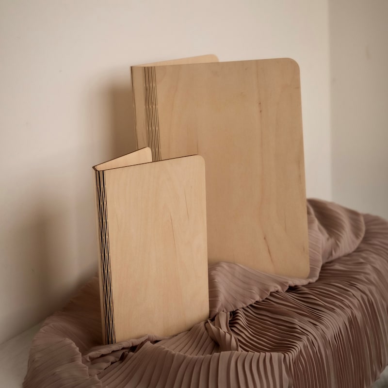 Wooden Book Cover - Etsy