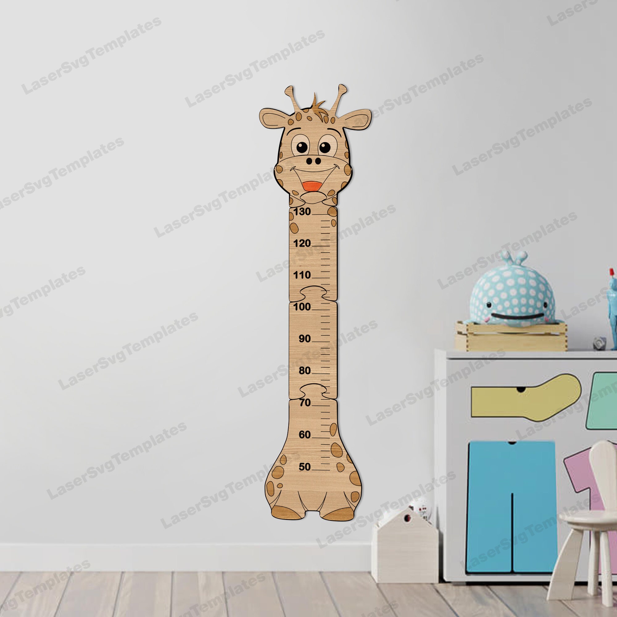 Animals Ruler Growth Chart 5 Bundle Laser Cut Svg File Glowforge Growth ...