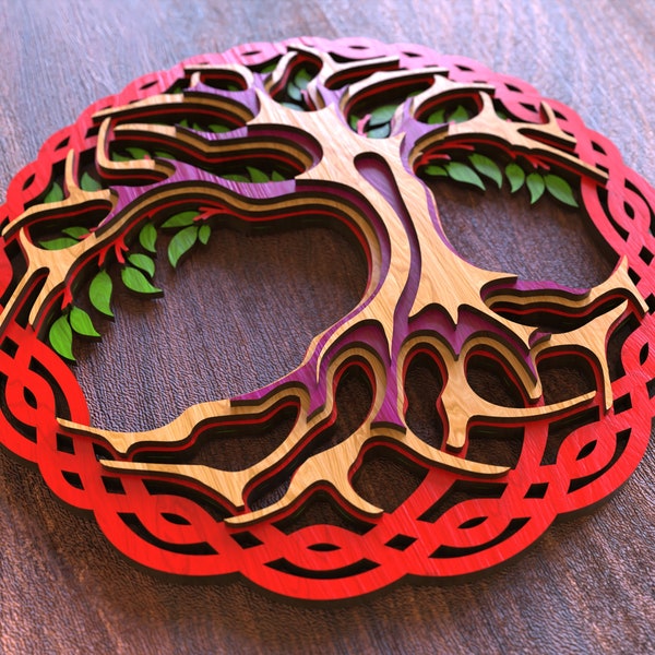 Multi Layered Laser Wall Art - Etsy