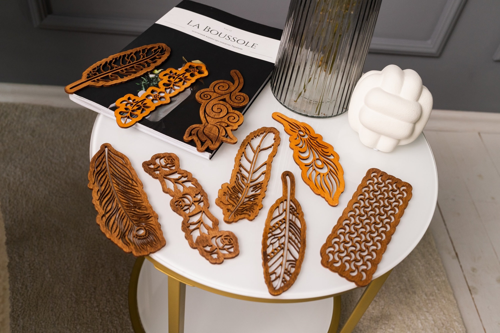 Laser Cut 9 Wooden Bookmarks Svg Bundle Glowforge Bookmarks - Etsy