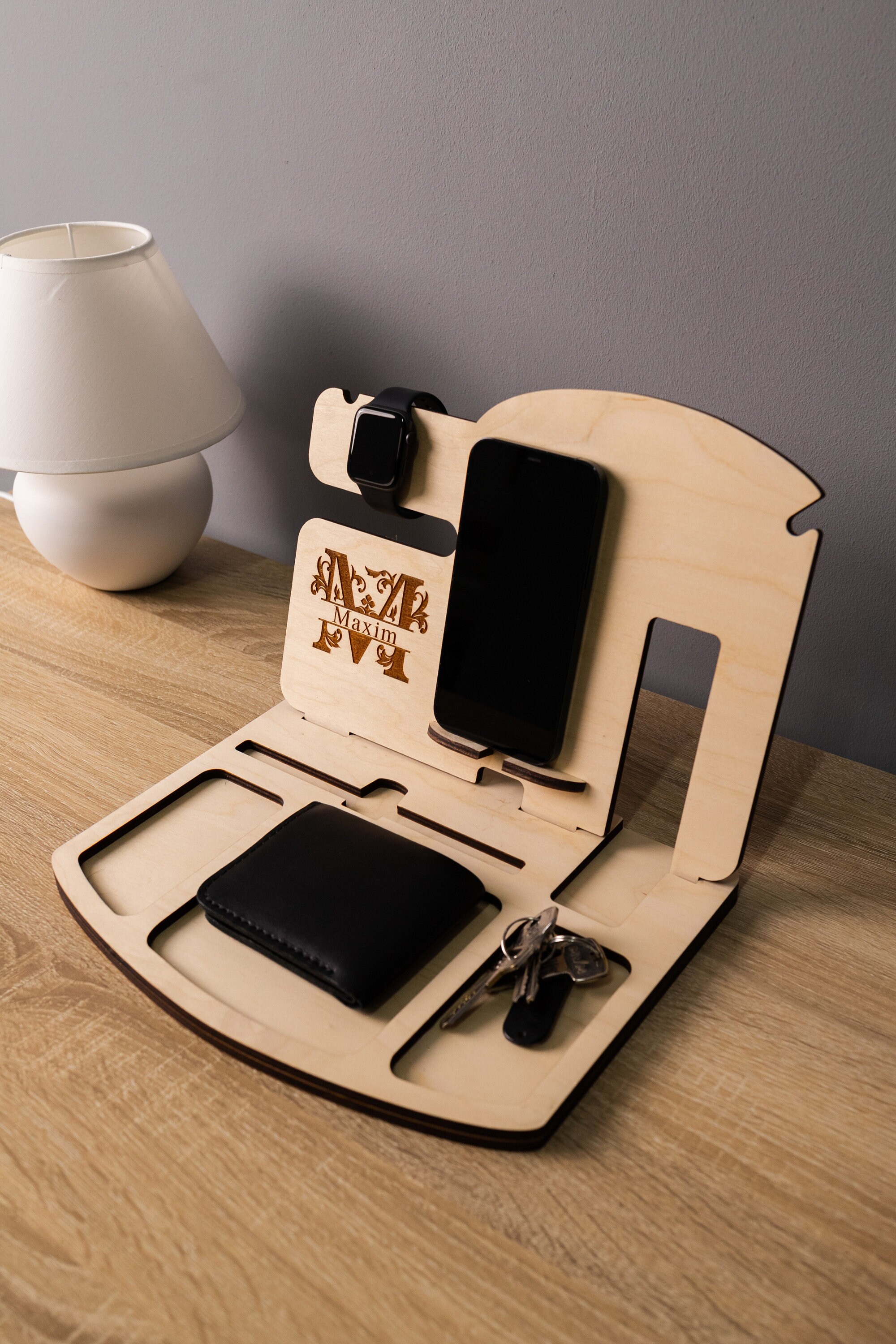 Laser Cut Dock Station Svg Glowforge Cell Phone Stand Svg Cricut ...