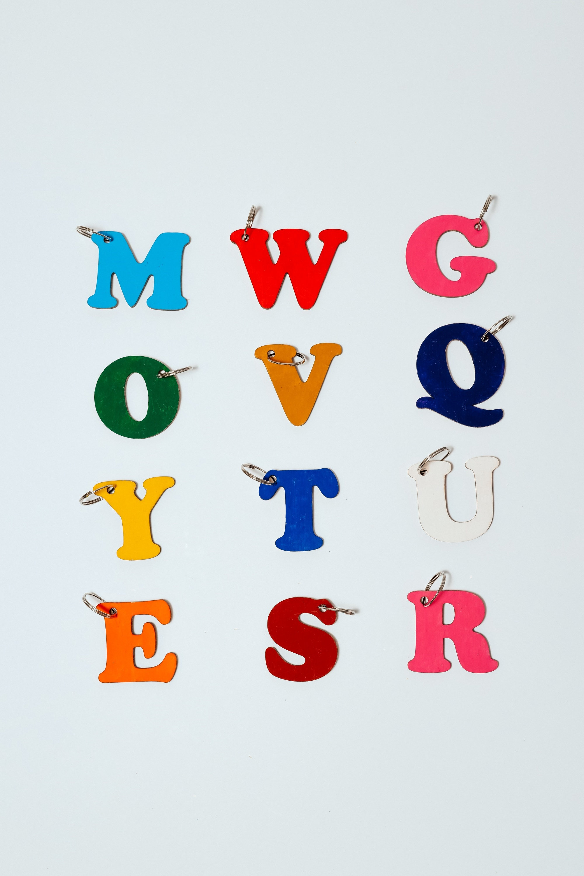 Laser Cut Alphabet Keychain Letters Bundle Svg Template - Etsy