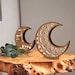 Laser Cut Moon Night Light Lamp Svg Template Glowforge Decorative Moon ...