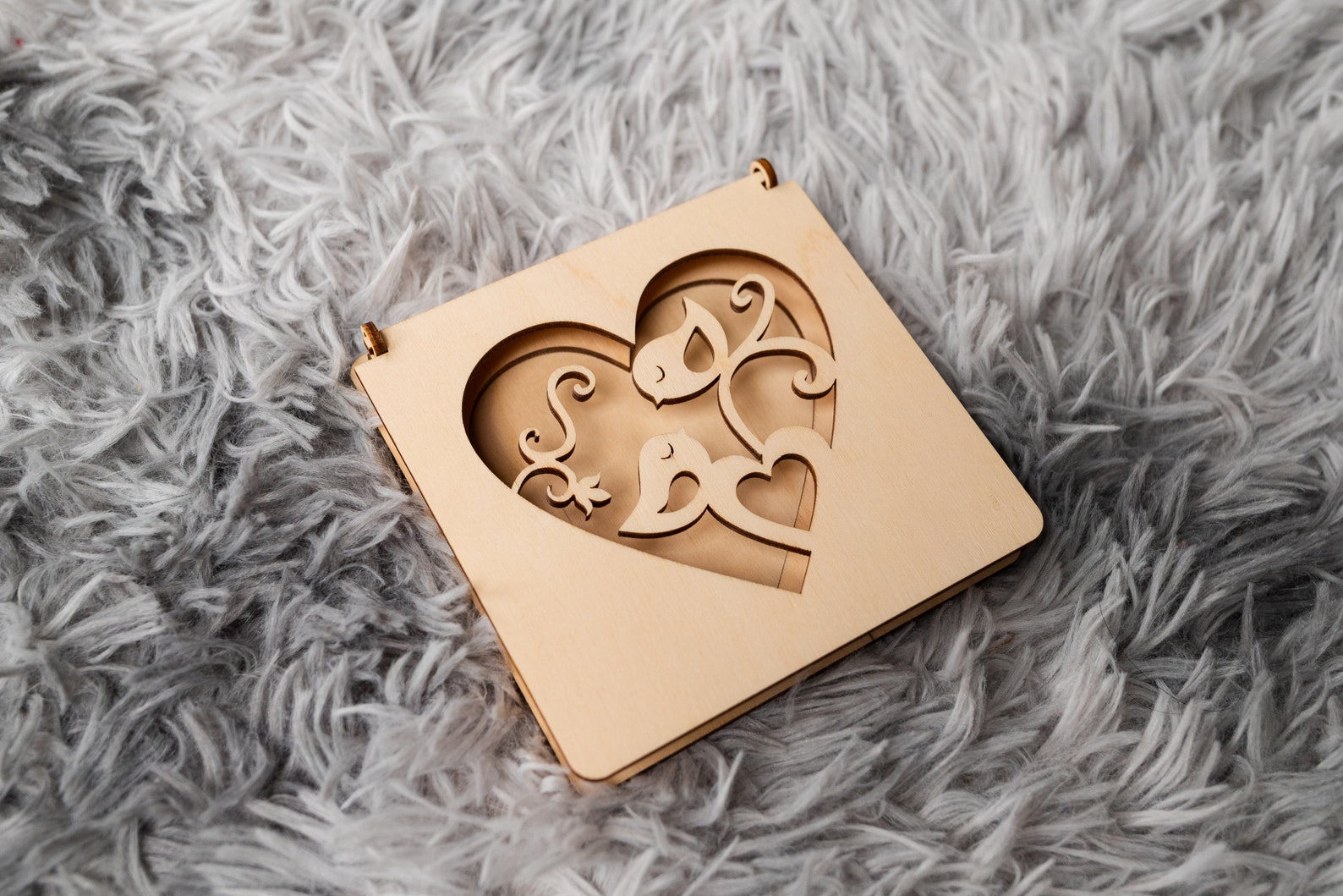 Laser Cut Decorative Ring Box Set Svg Template Glowforge - Etsy