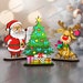 Laser Cut Christmas Standing Santa Reindeer Gnome Table Decoration Svg ...