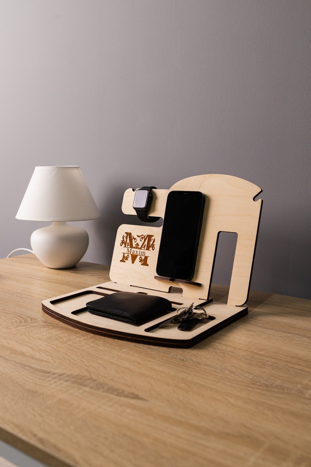 Laser Cut Dock Station Svg Glowforge Cell Phone Stand Svg Cricut ...