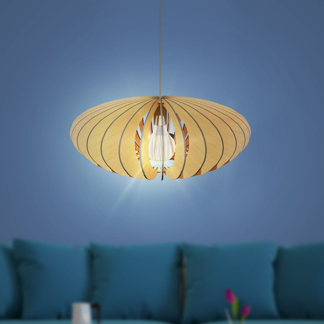 Laser Cut Sphere Pendant Lampshade Svg Template Glowforge Wood Round ...