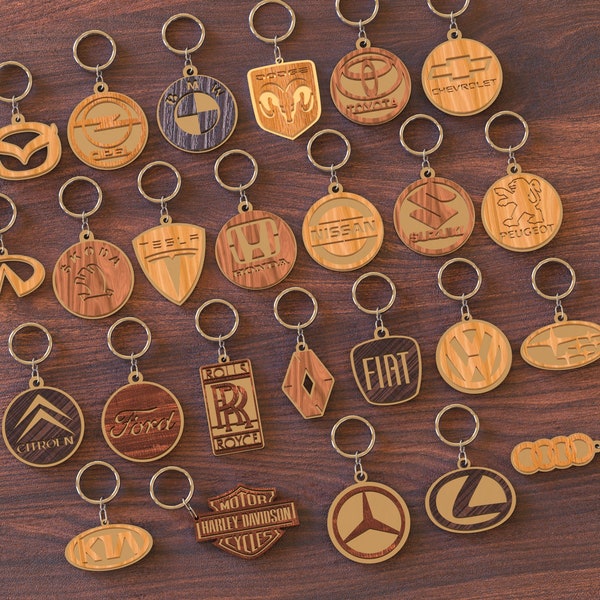 Laser Cut Keychain - Etsy