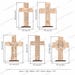 Stand Easter Cross 5 Bundle Laser Cut Svg File Glowforge Multilayer ...