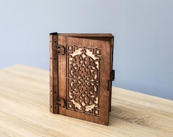 Laser Cut Notepad Cover Svg File Glowforge Notepad Svg File Book Cover ...