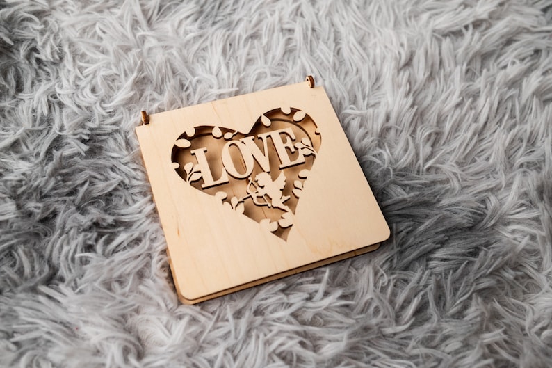 Laser Cut Decorative Ring Box Set Svg Template Glowforge - Etsy