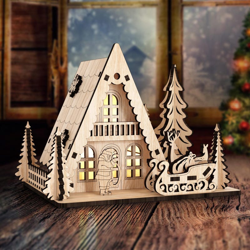 Vector Christmas Train - Etsy UK