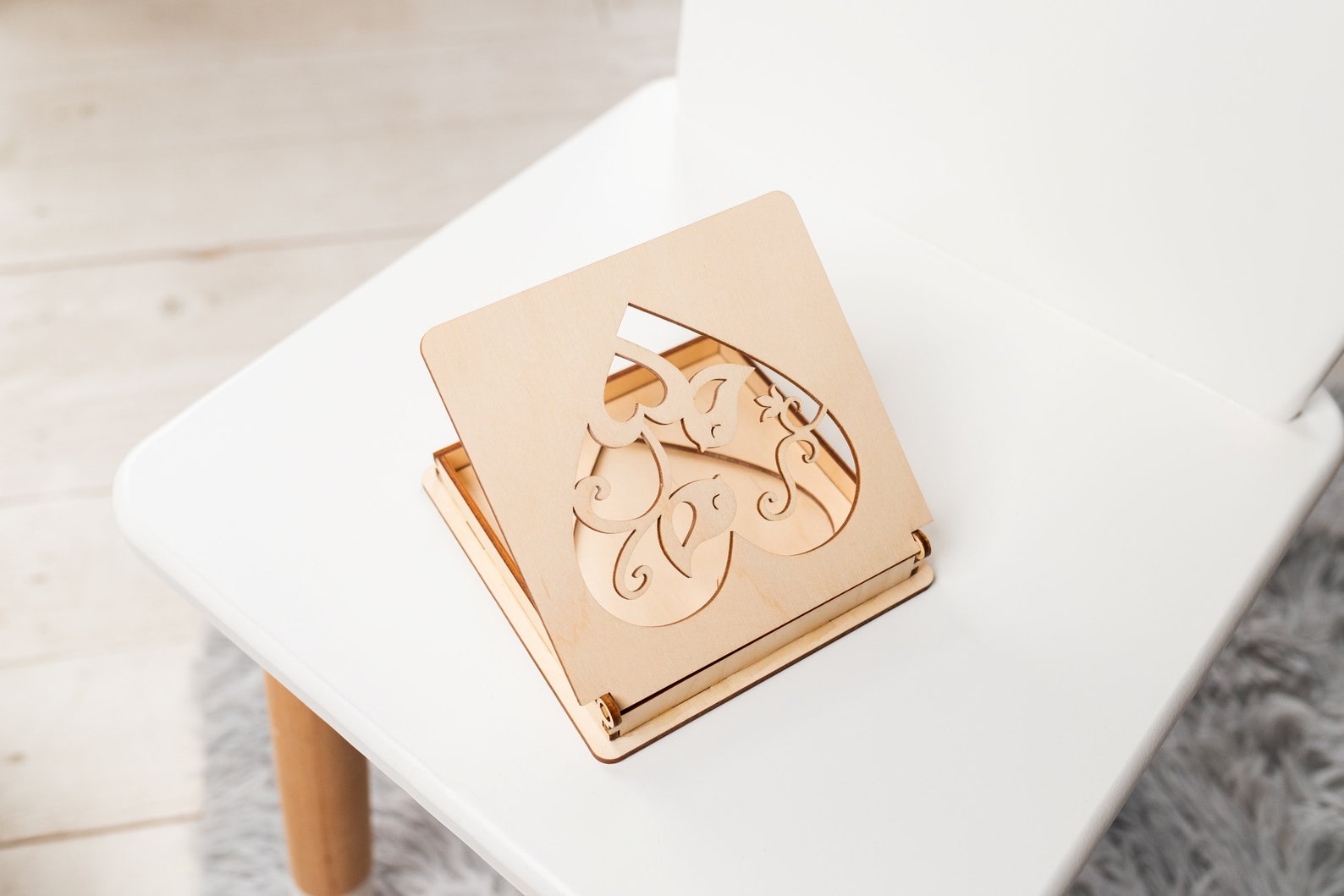 Laser Cut Decorative Ring Box Set Svg Template Glowforge - Etsy