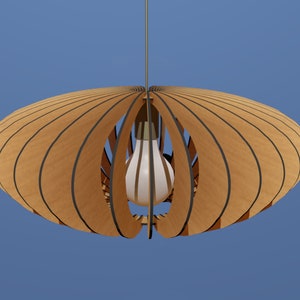 Laser Cut Sphere Pendant Lampshade Svg Template Glowforge Wood Round ...