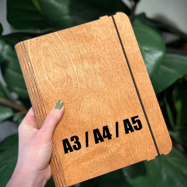 Wooden Book Cover - Etsy