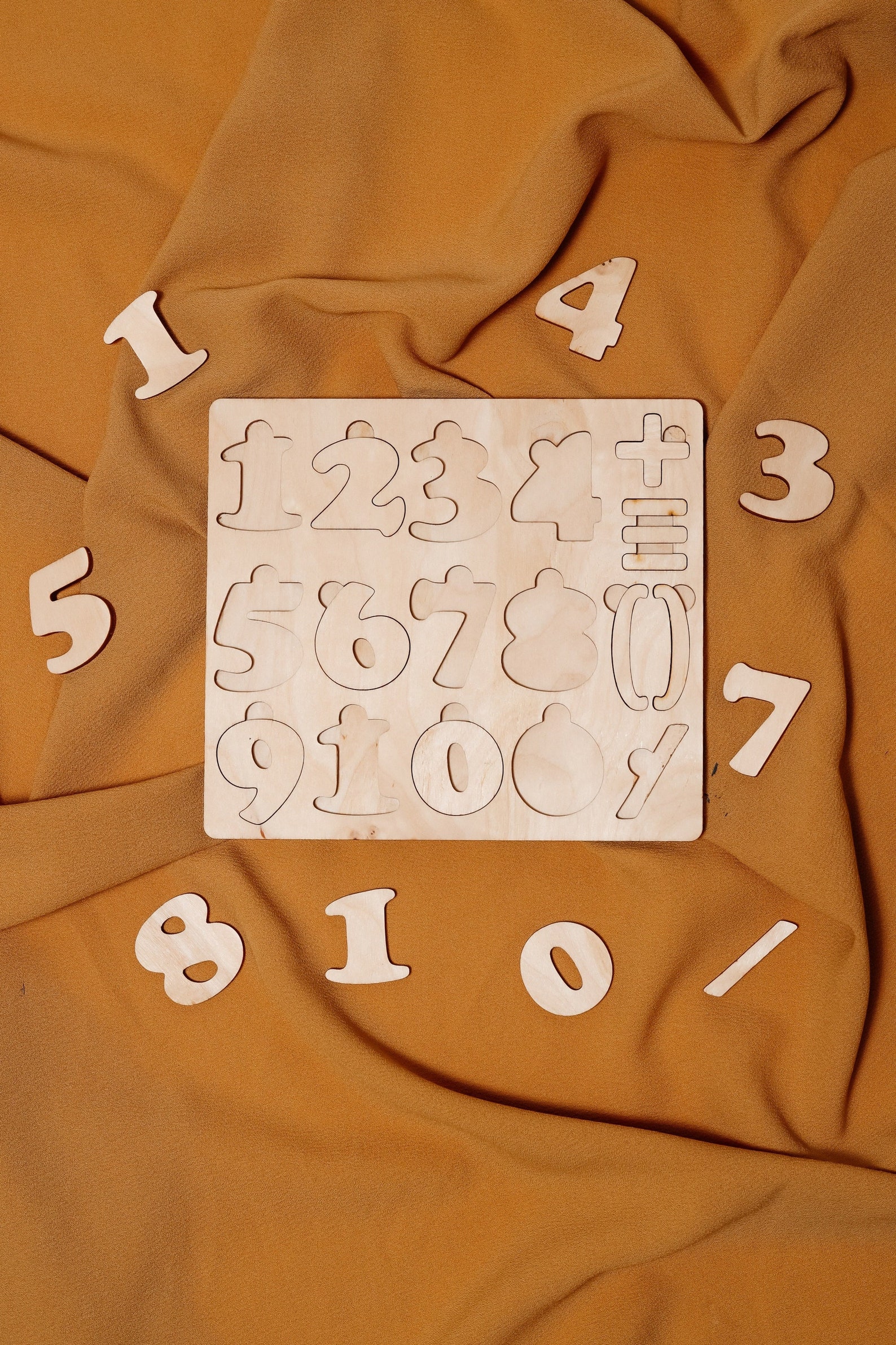 Laser Cut Wooden Numbers Puzzle Svg Template Glowforge Kids - Etsy