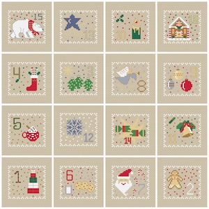 Christmas Advent Calendar - Countdown to Christmas - Set of 24 ...