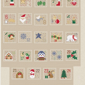Christmas Advent Calendar - Countdown to Christmas - Set of 24 ...