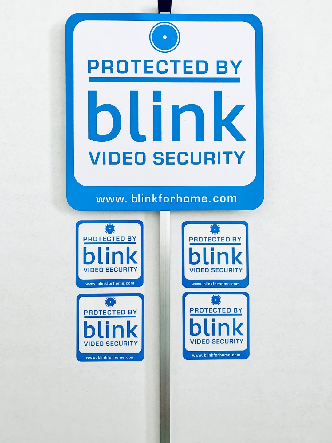 Blink Security Yard Sign With 4 Window Stickers - Etsy