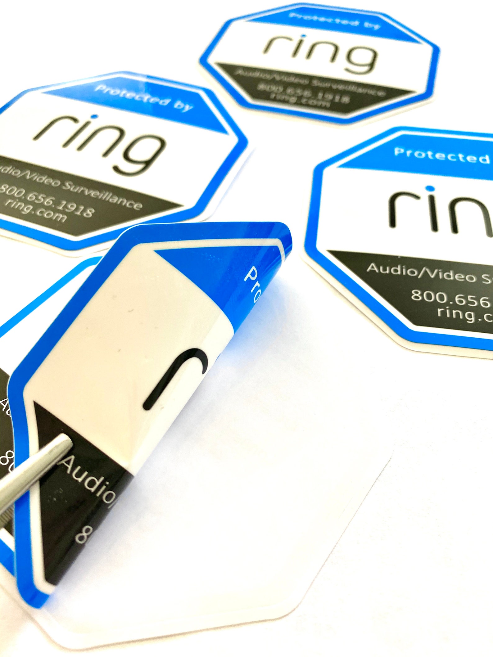 Ring Security Yard Sign 10 X 10 With 4 Door/window - Etsy