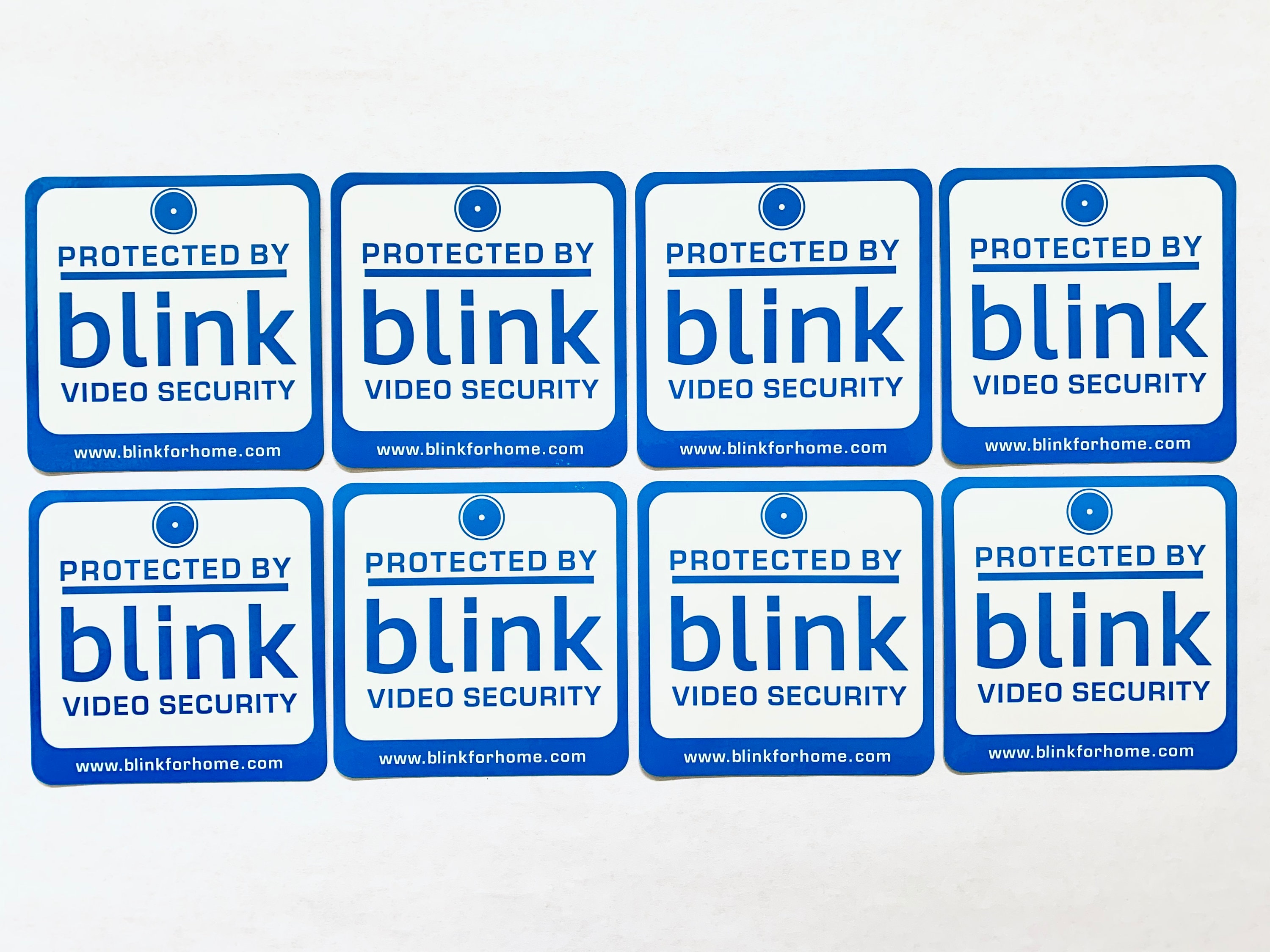 8 Blink Security Window Stickers Double Sided - Etsy