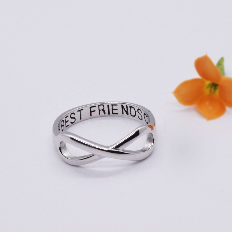 Best Friend Infinity Ring - Etsy
