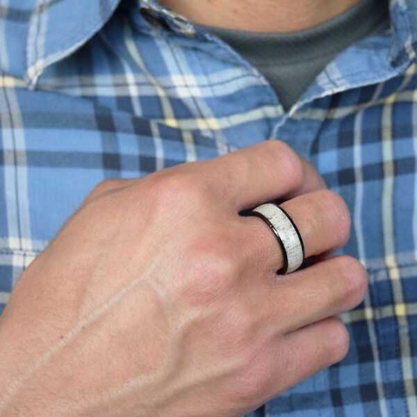 Black Wedding Rings - Etsy