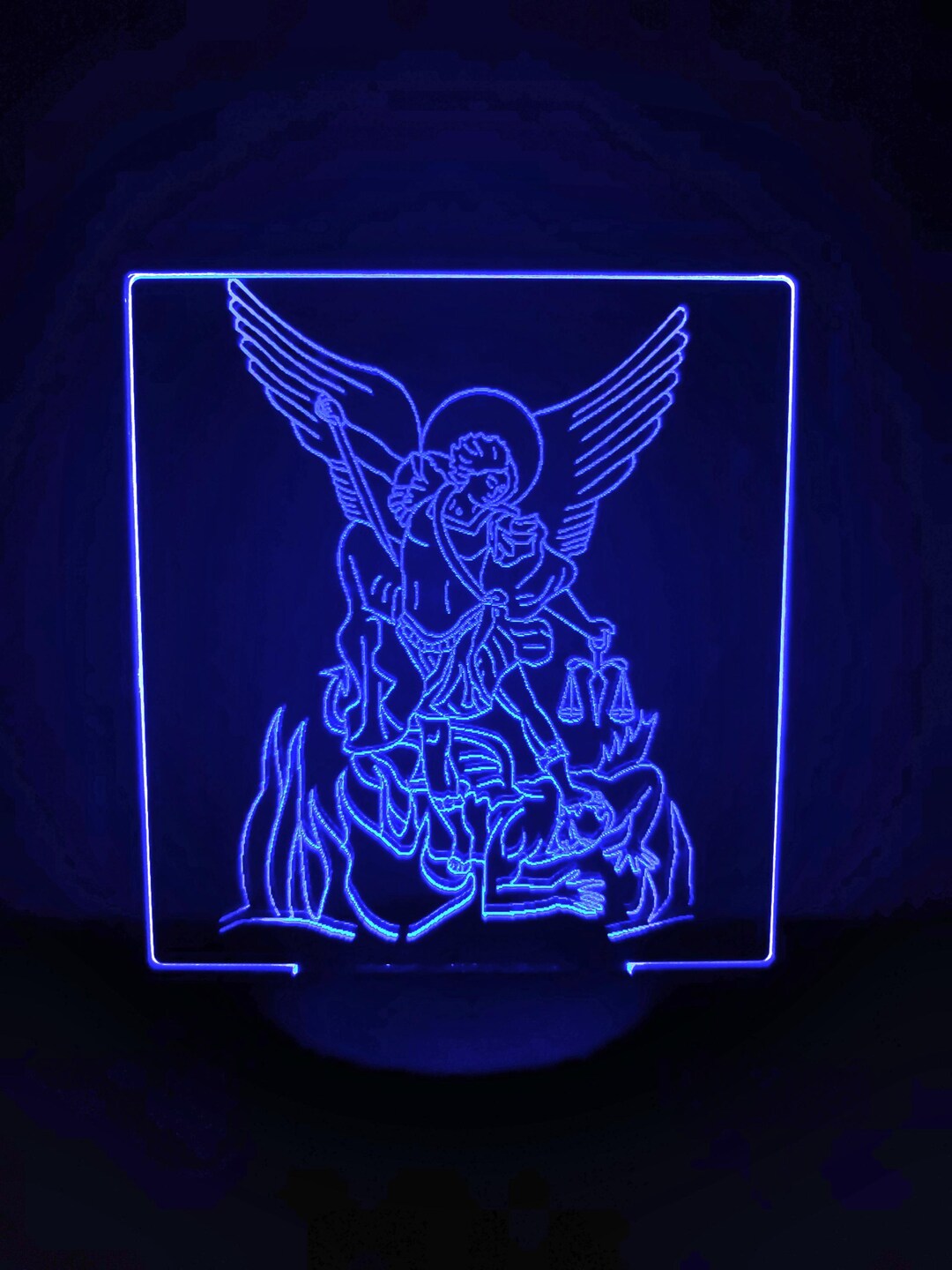 Saint Michael the Archangel Nightlight, Angel Art, Catholic Christian ...