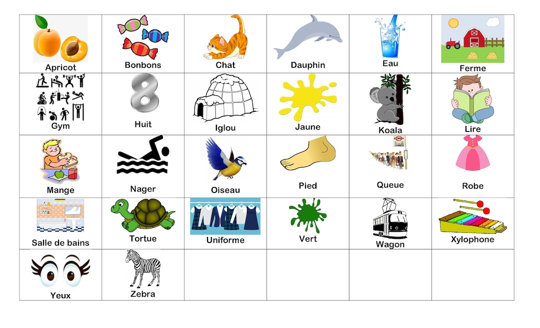 French ABC Wall Chart Printable With Answer Key - Etsy