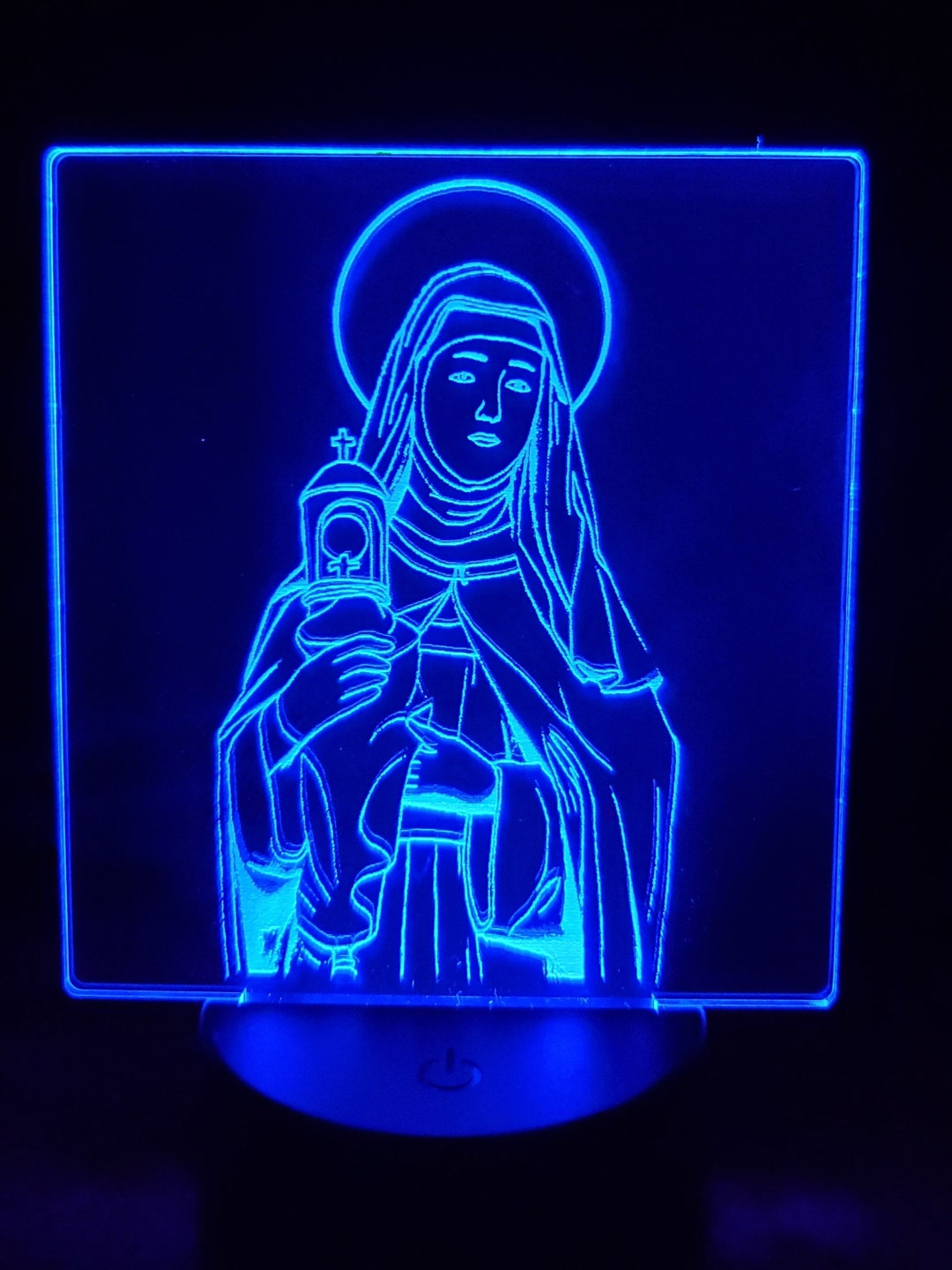 St Clare of Assisi Catholic Night Light, Catholic Gifts for Kids ...