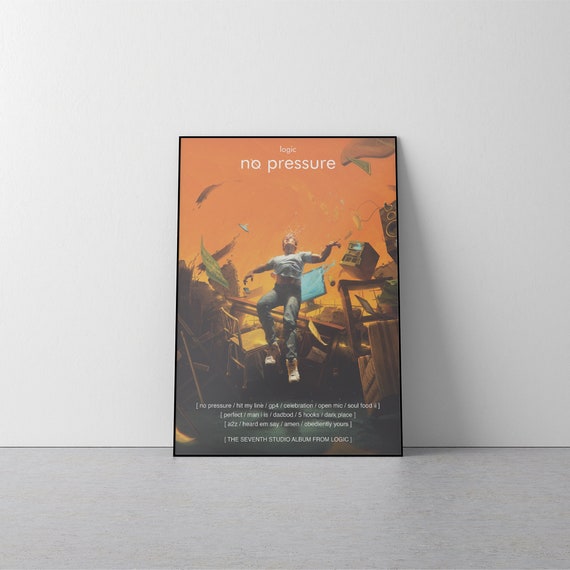 Logic No Pressure Album Cover Poster / Logic | Etsy