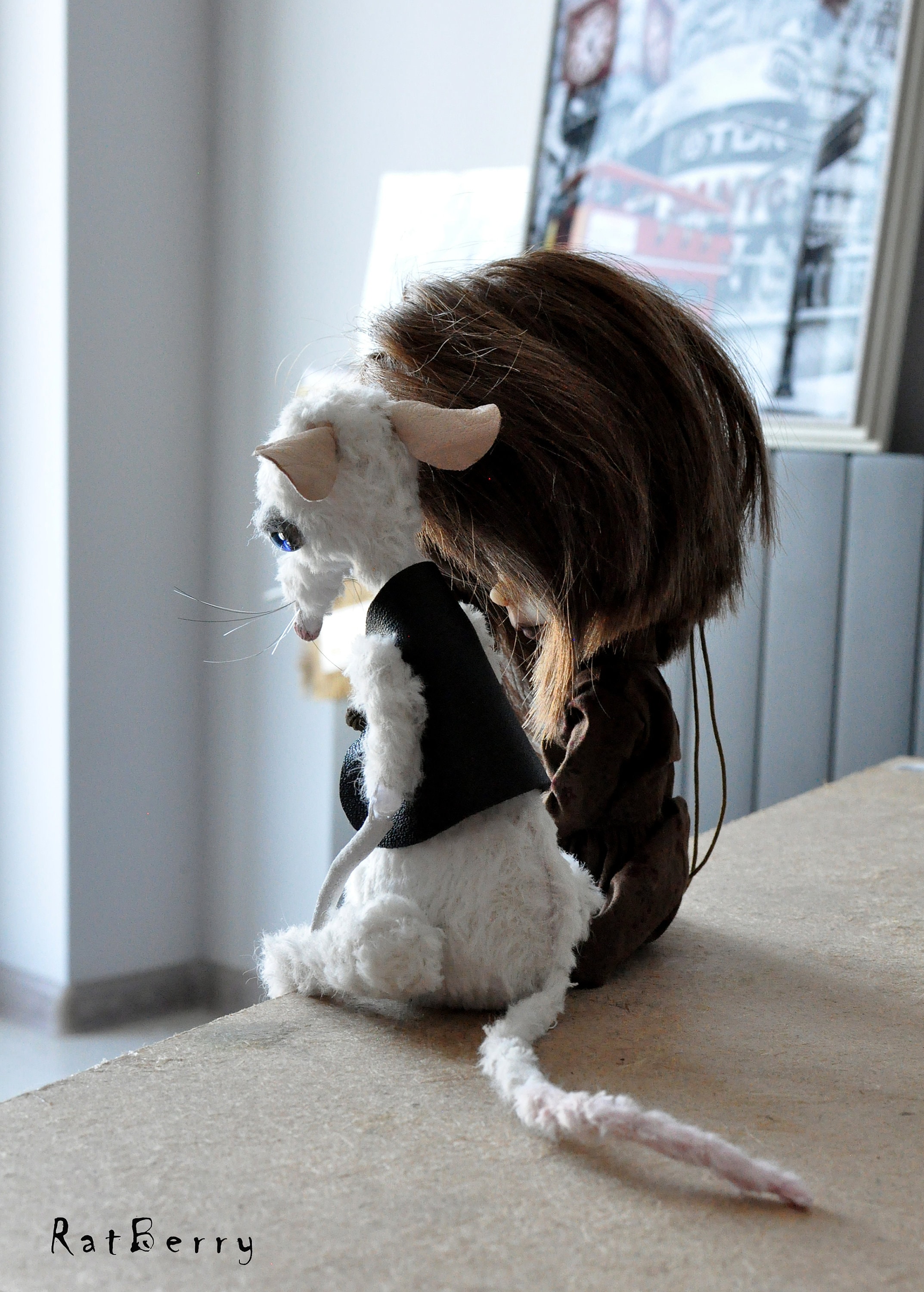 SHRED Series/animal Handmade Doll Rat by Ratberry. Creepy Cute - Etsy