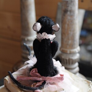 BABY Black Girl Rat. Creepy Mouse Doll in Tutu. Halloween Gift ...