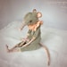 BABY Grey Rat Custom by Ratberry. Creepy Doll Mouse. Halloween Poseable ...