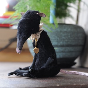 ADULT Black Boy Rat for Halloween Gift. Ratberry Creepy Cute Bjd Doll ...