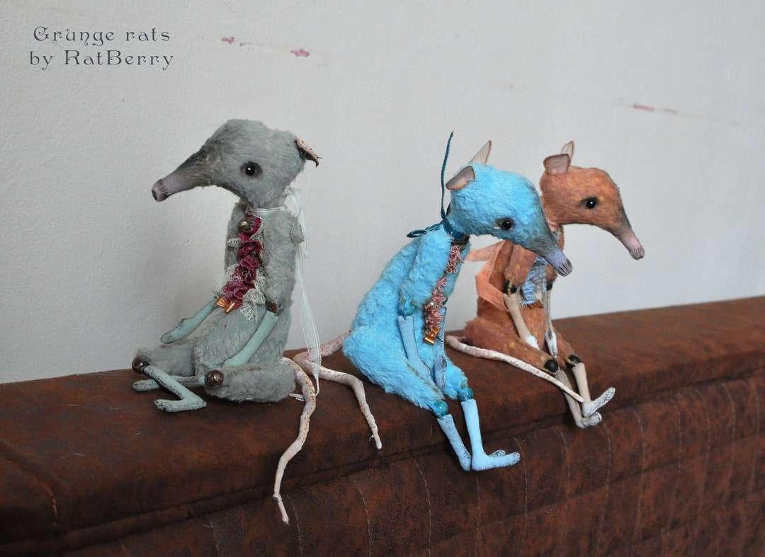 Custom Grunge BABY Rat Art Doll. Creepy Gothic Plush Toy by Ratberry - Etsy