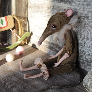 CUSTOM SET of Brown Rats by Ratberry. Poseable Creatures From Baby to ...