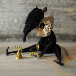 ADULT Black Boy Rat for Halloween Gift. Ratberry Creepy Cute Bjd Doll ...