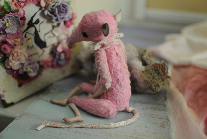 ADULT Pink Boy Rat Stuffed Toy. Social-emotional Toy of - Etsy