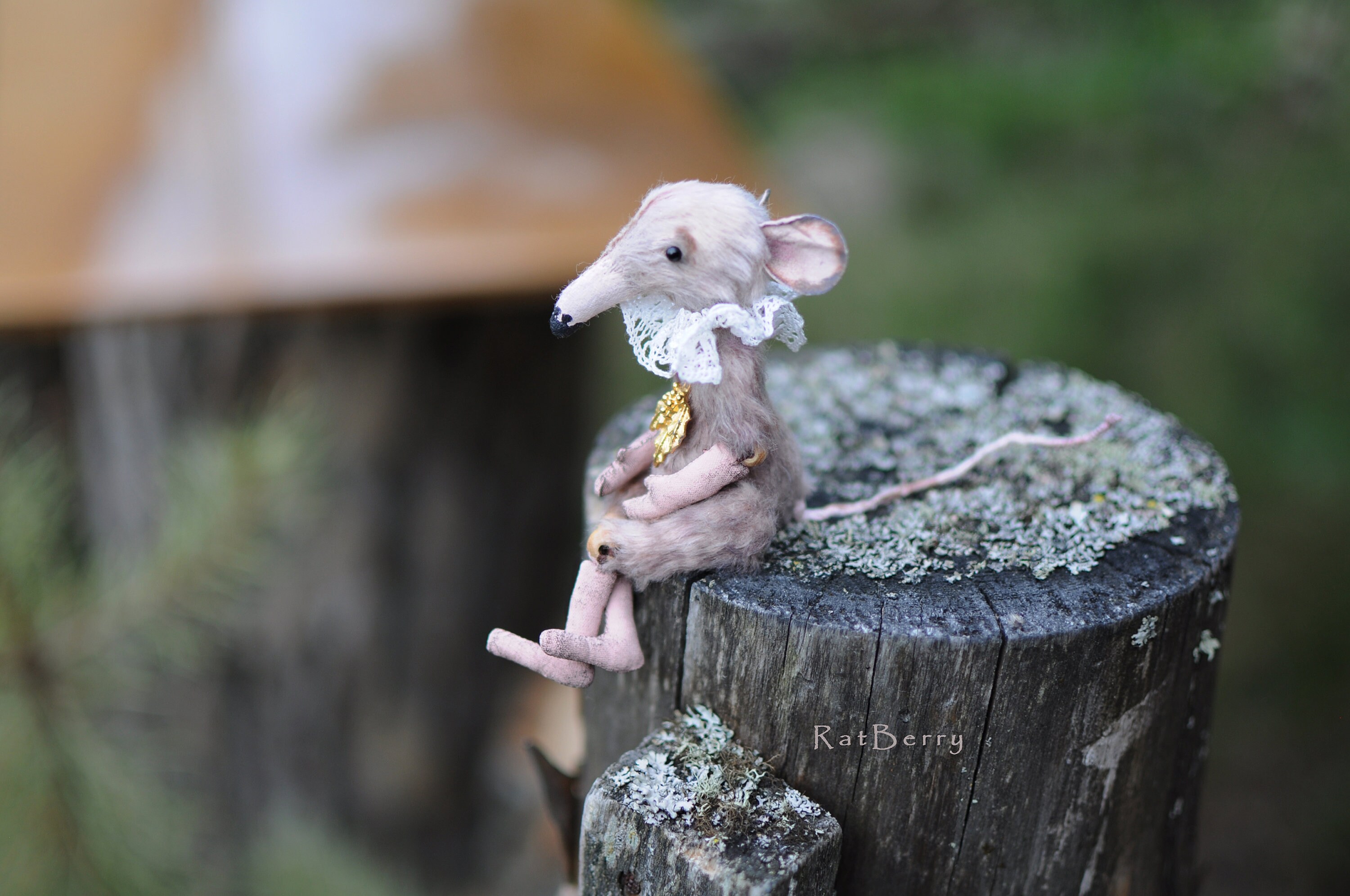 TINY Beige Boy Mouse. Bjd Stuffed Animals Rat by Ratberry. - Etsy