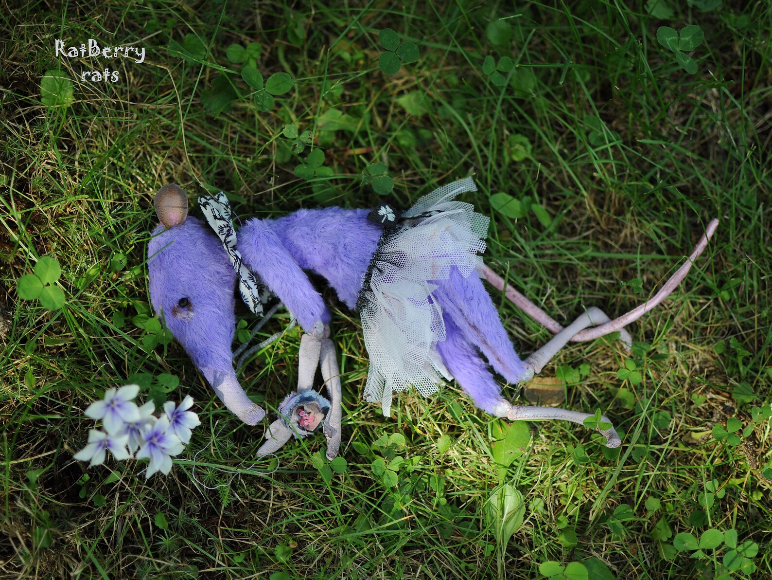 Custom Lilac Rat Toy. Halloween Gift. Ratberry Creepy Doll - Etsy