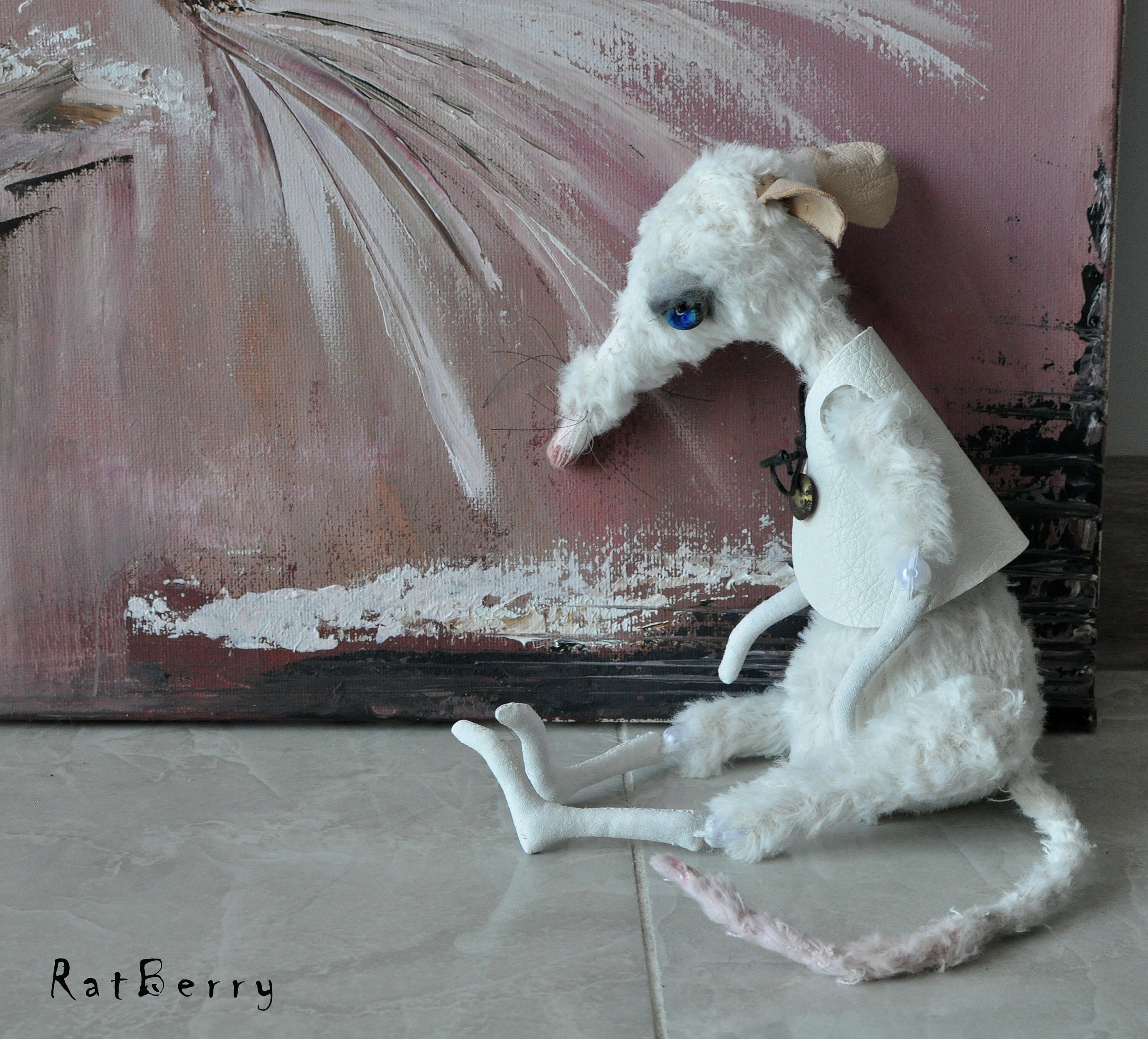 SHRED Series/animal Handmade Doll Rat by Ratberry. Creepy Cute - Etsy