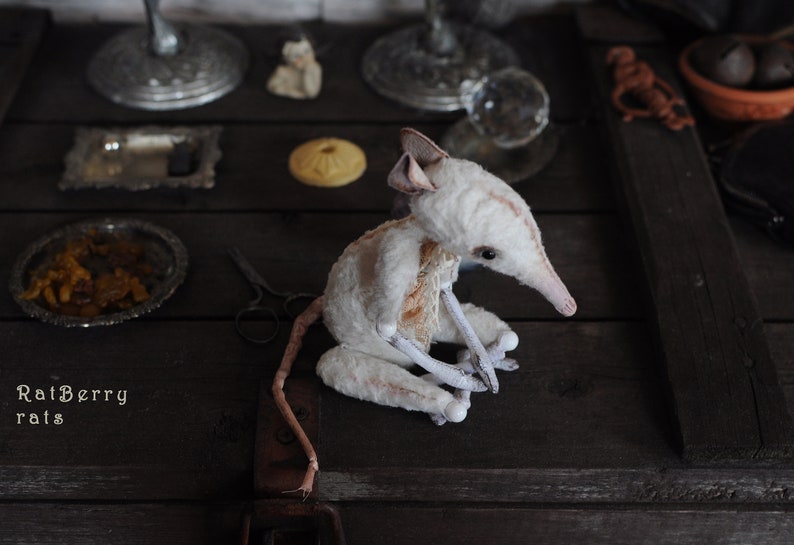 Custom Plush Baby Rats by Ratberry. Christmas Creepy Doll - Etsy