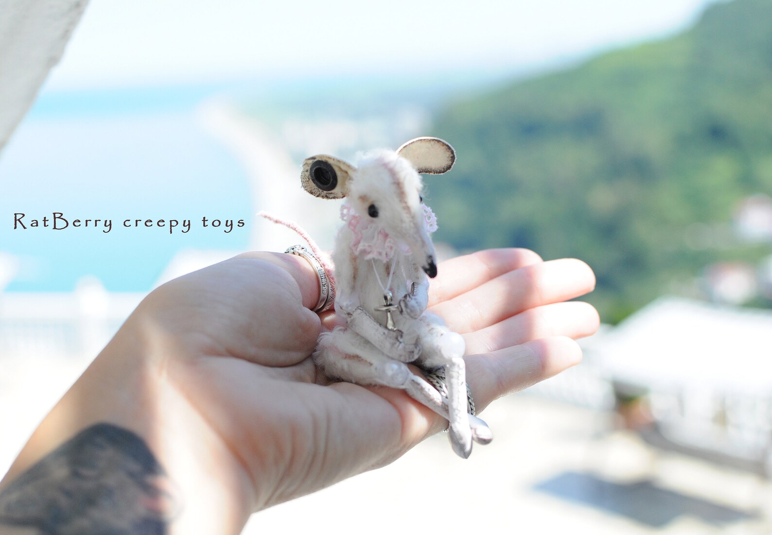 TINY White Boy Mouse. Bjd Stuffed Animals Rat by Ratberry. - Etsy