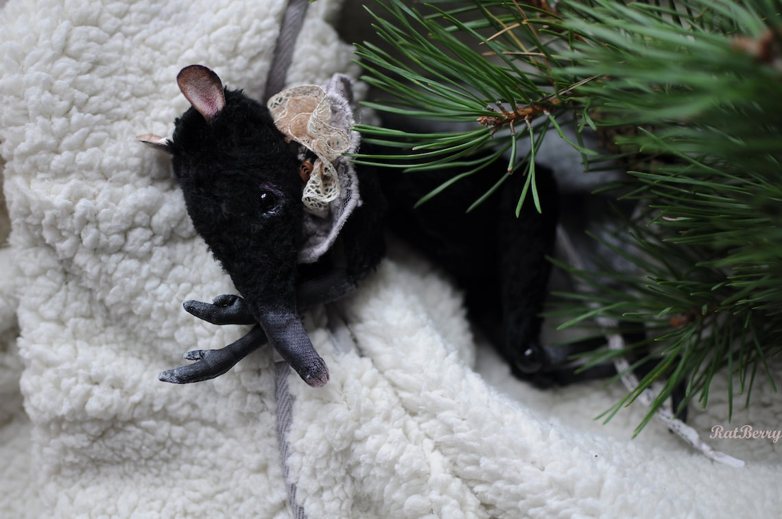 ADULT Black Boy Rat for Halloween Gift. Ratberry Creepy Cute - Etsy