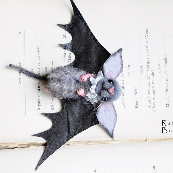 Needle Felt Bat - Etsy