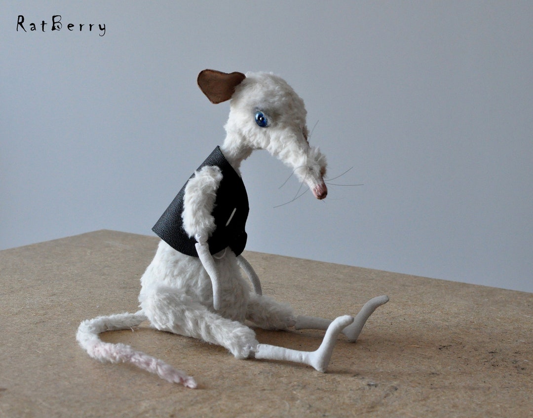 SHRED Series/animal Handmade Doll Rat by Ratberry. Creepy Cute Plush ...